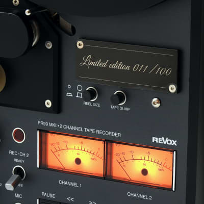 Revox PR99 MKII grey / black edition limited... grey black | Reverb UK