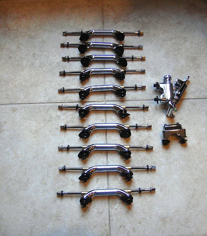 Set of (10) Pearl ARL-65 ARL65 arch tube lugs + SR150 | Reverb