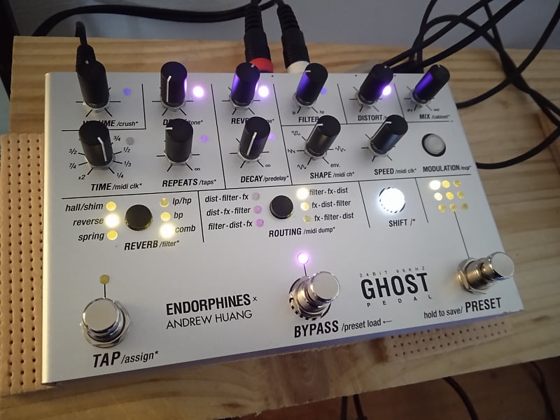 Endorphin.es Andrew Huang Ghost Pedal 2024 - silver | Reverb