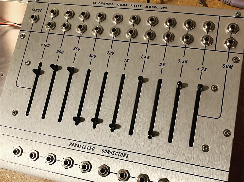 Buchla (clone) 295 10 Channel Comb Filter | Reverb