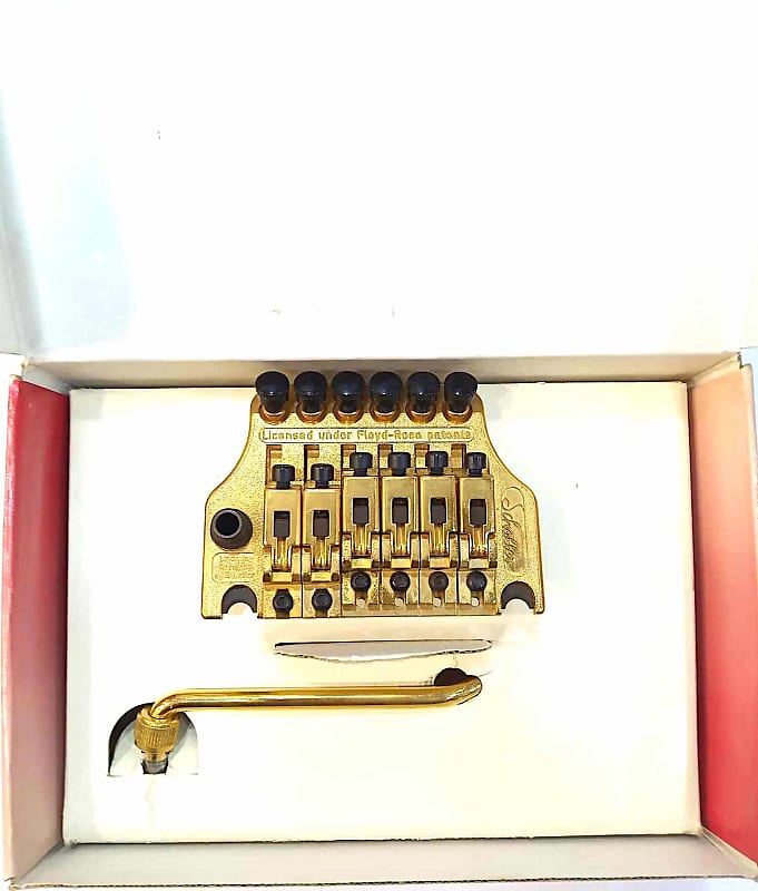 Schaller Floyd Rose Low Profile Tremolo Gold - Gold | Reverb