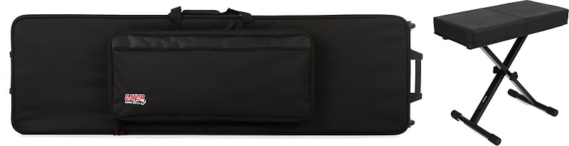 Gator GK-88-SLIM Semi-Rigid Keyboard Case Bundle with Gator | Reverb