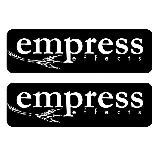 EMPRESS EFFECTS STICKERS (2 PACK) INSANELY RARE LIMITED | Reverb