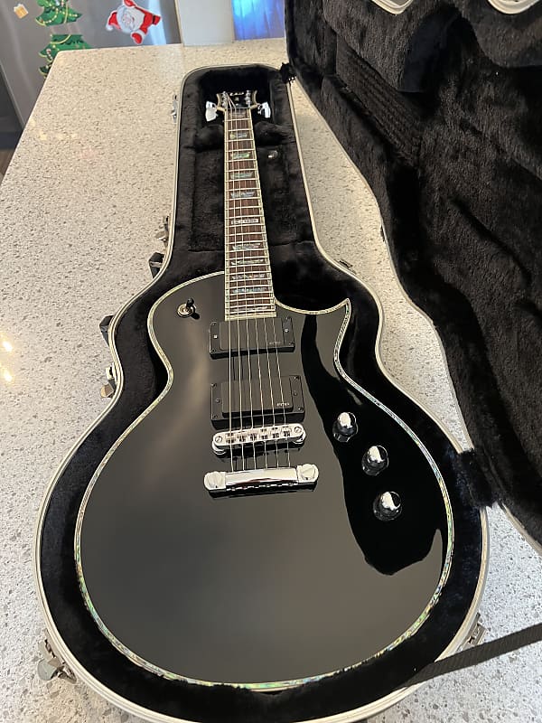 ESP LTD EC-1000 Deluxe - Black Gloss | Reverb
