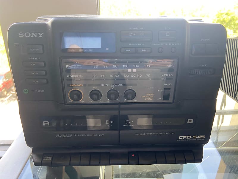Sony CFD-545 Stereo Black | Reverb