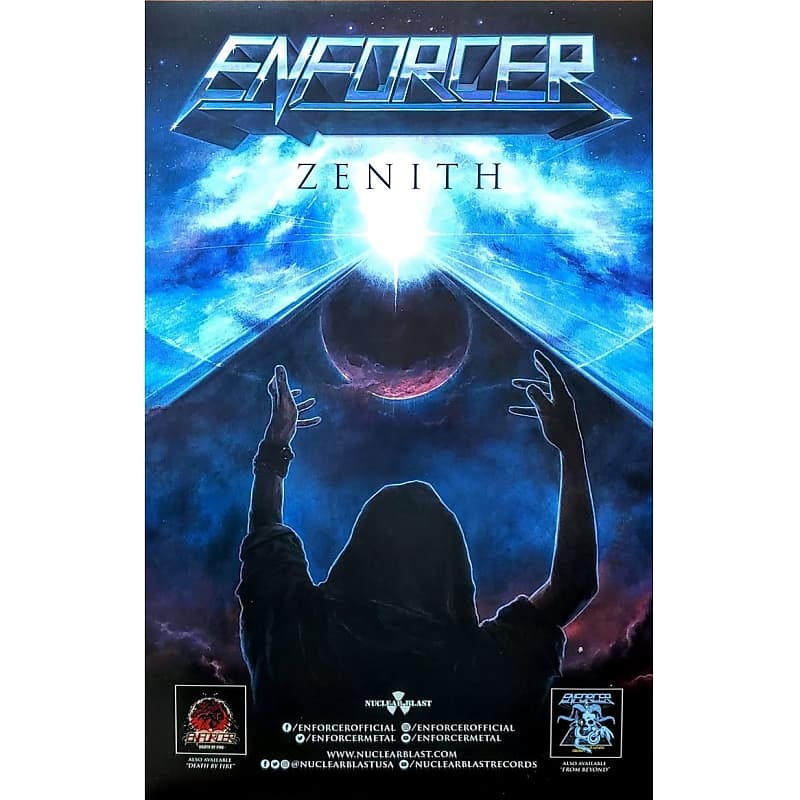 ENFORCER Zenith Ltd Ed RARE New Poster! QUEENSRYCHE | Reverb
