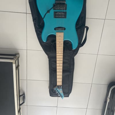 ESP Super Strat 1980s - Turquoise sparkle | Reverb