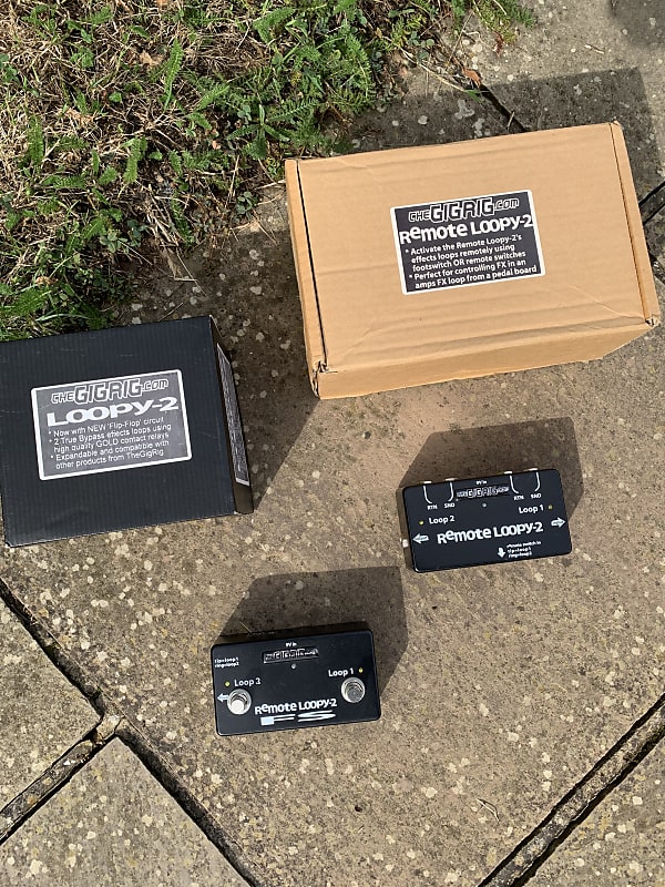 Gig Rig Loopy 2 remote unit with switcher Black | Reverb