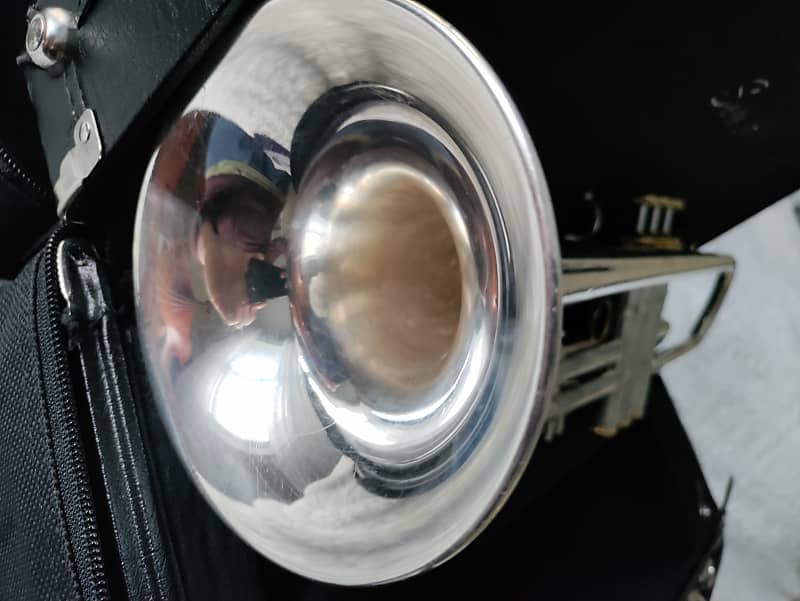 Bach Soloist TR200 Trumpet - Silver & Gold Trim w/Case | Reverb