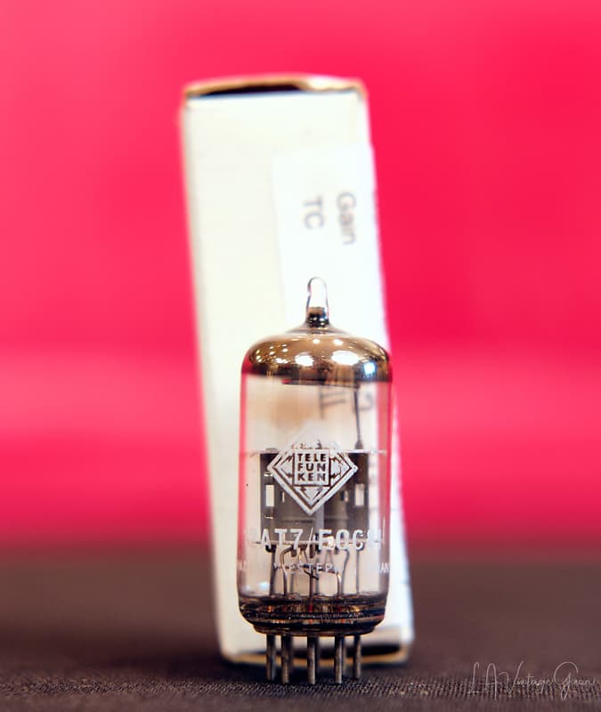 Vintage Telefunken 12AT7 Ribbed Plates - Tests NOS! | Reverb
