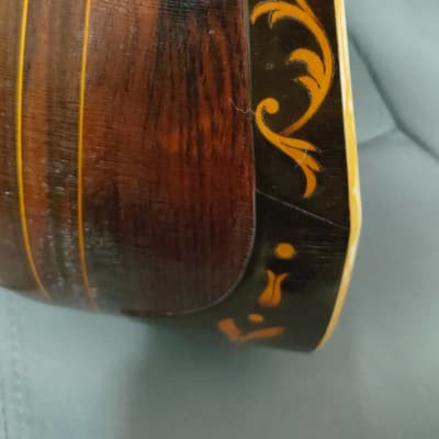 CARL FISCHER BOWLBACK MANDOLIN, BEAUTIFUL FLORAL INLAY **SEE | Reverb