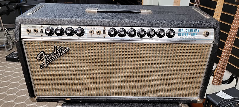 Fender Dual Showman Reverb 2-Channel 100-Watt Guitar Amp Head | Reverb