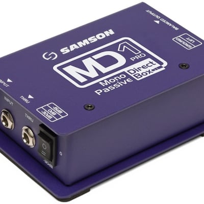Samson MD2 Pro 2-channel Passive Instrument Direct Box Bundle | Reverb