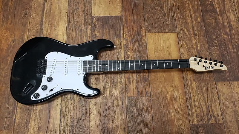 Lyx Pro Black 6 String Electric Strat Copy | Reverb