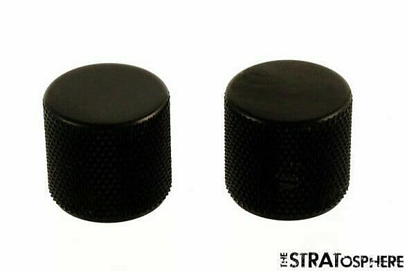 NEW Black Barrel CONTROL KNOBS for Fender Standard Telecaster | Reverb