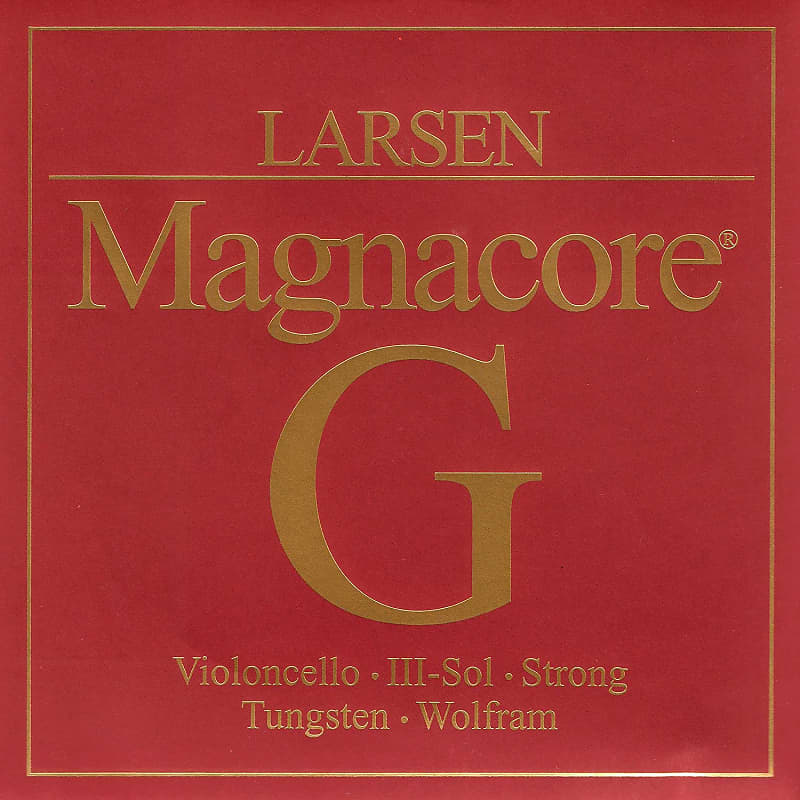Larsen Larsen Magnacore Cello G String - Tungsten Wound Steel | Reverb