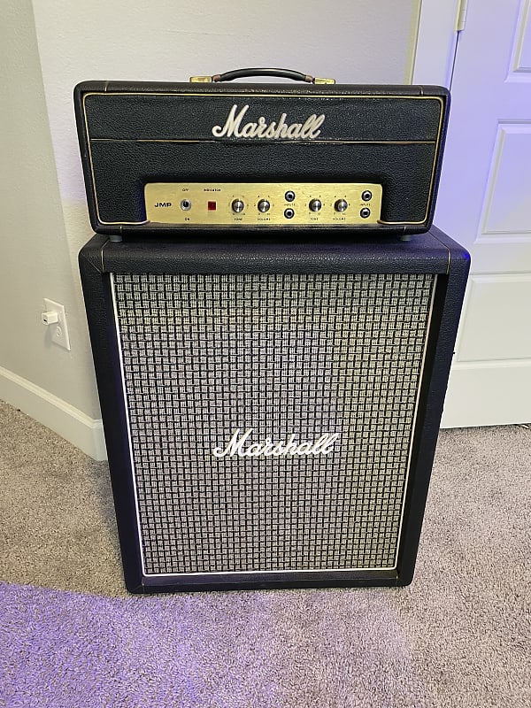1973 Marshall Lead & Bass 20 1x12 Speaker Cabinet Marshall | Reverb