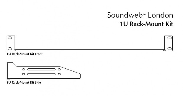 BSS Audio Rack Mount Kit for up to two BLU-BIB / BLU-BOB | Reverb