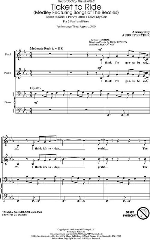 Ticket to Ride - (Medley Featuring Songs of The Beatles) | Reverb