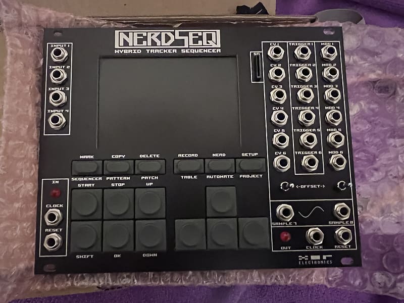 XOR Electronics NerdSeq Eurorack Tracker Sequencer Module | Reverb UK