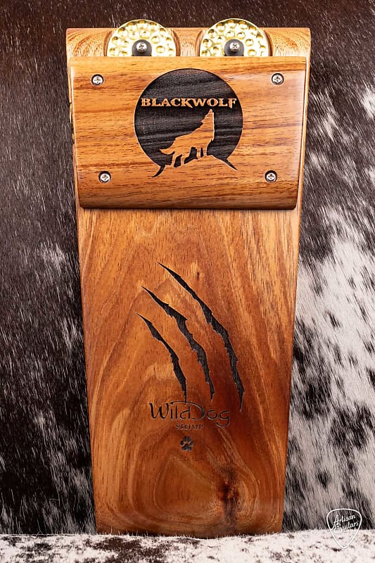 Wild Dog Blackwolf Stomp Box with Jingles - 801024 | Reverb