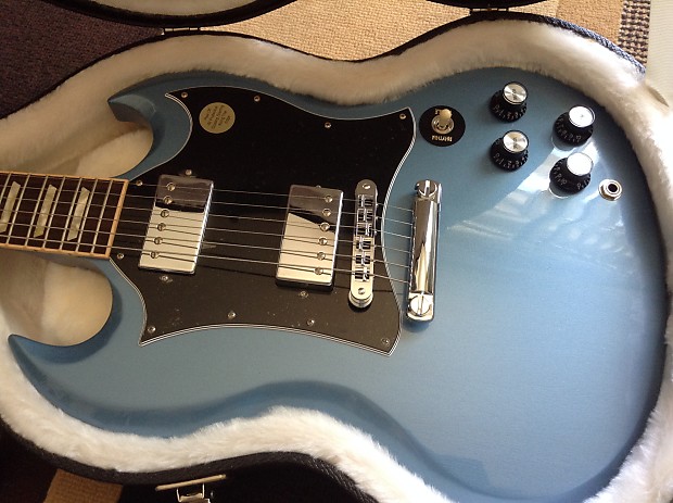 Gibson Sg Standard Limited Edition 2012 Pelham Blue Reverb