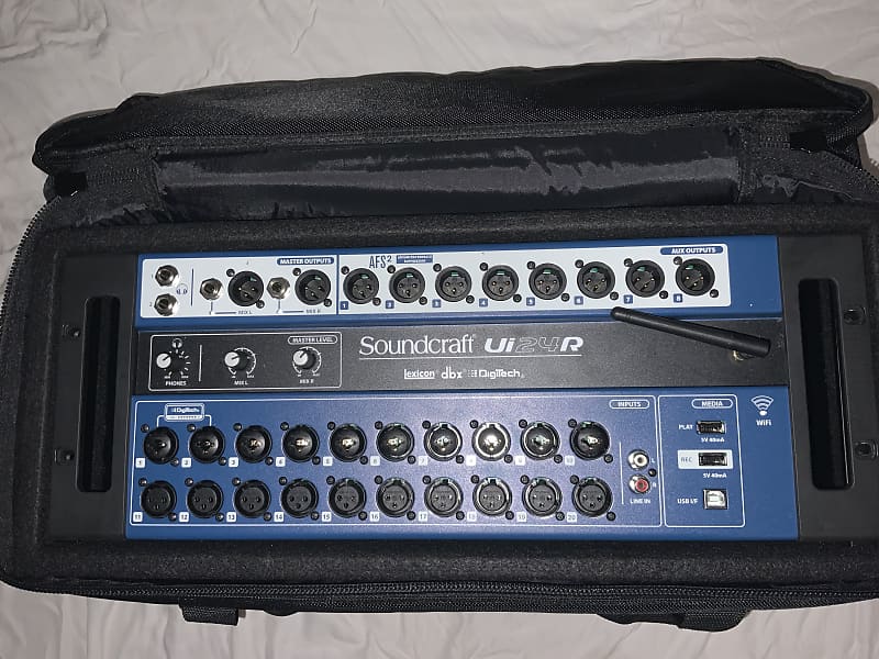 Soundcraft Ui24-r wifi includes gator case | Reverb