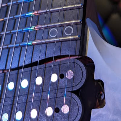 NK 7 String Fanned Fret Headless 2020 - Transparent White | Reverb