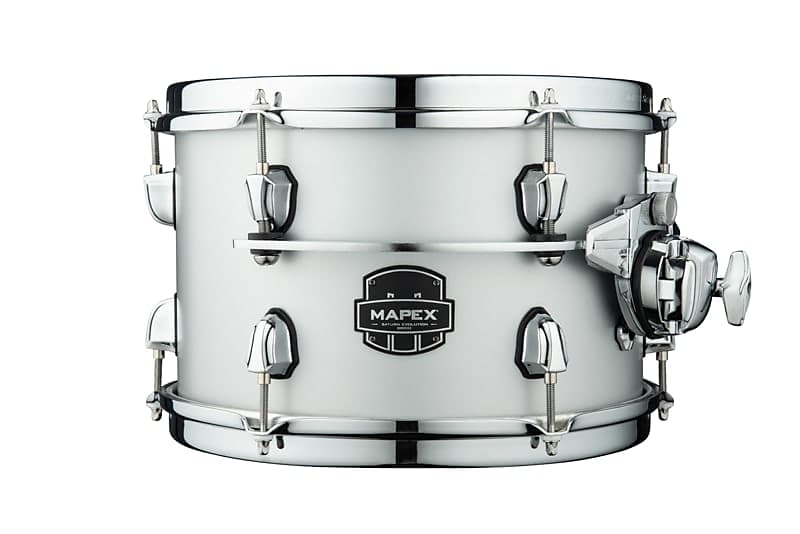 Mapex Saturn Evolution Maple 8"x7" Tom - Iridium Silver | Reverb