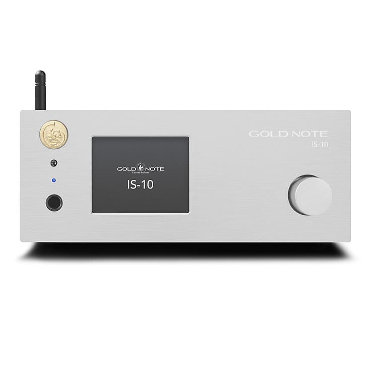 Gold Note IS-10 Streaming Integrated Amplifier. Silver. | Reverb