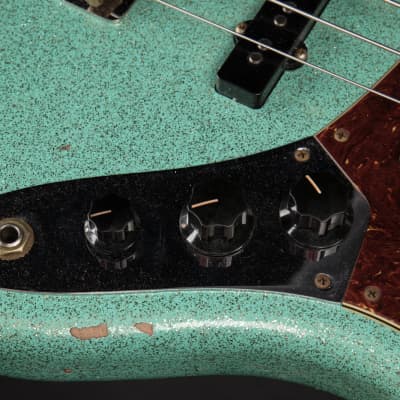 Fender Custom Shop 1964 Jazz Bass Heavy Relic P/J - Seafoam | Reverb