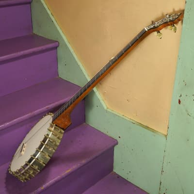 1897 SS Stewart Special Thoroughbred 5-String Openback Banjo | Reverb