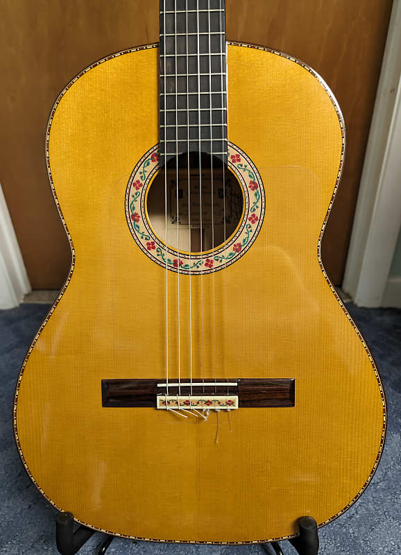 Juan Montes Suprema Primera Flamenco Guitar Honey Finish 2019 | Reverb