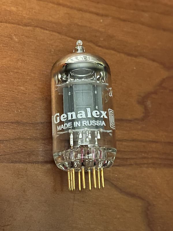 Mint! Genalex Gold Lion Ecc83 (12AX7) gold pins | Reverb
