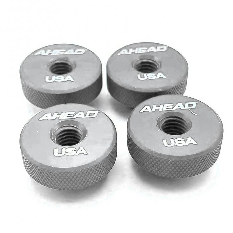 Ahead Speed Nuts Knurled Metal Cymbal Washer 4pk Aluminum | Reverb