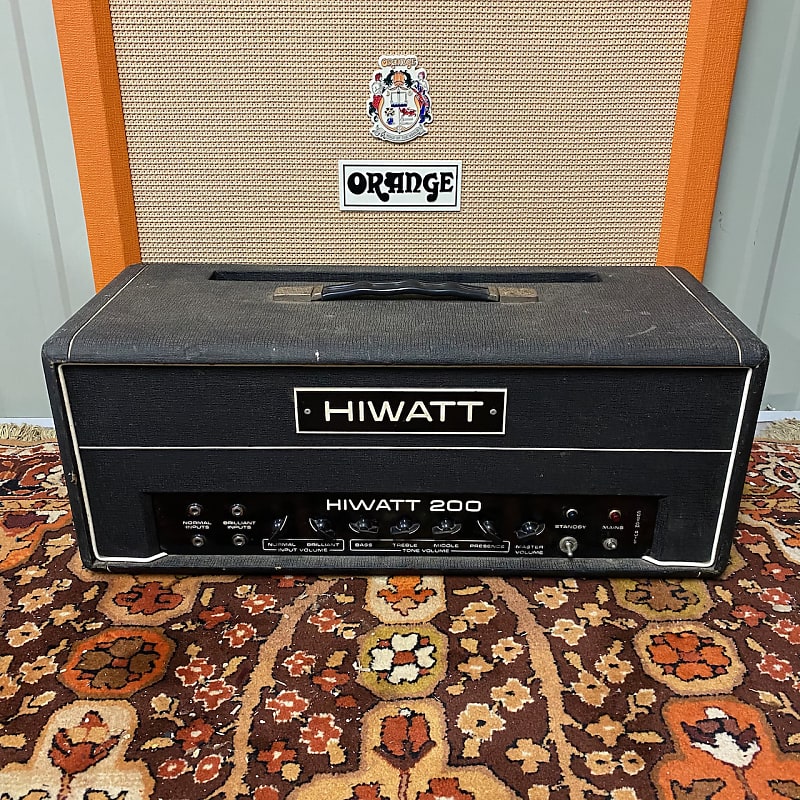 Vintage 1970s 1972 Hiwatt 200 KT88 DR201 Valve | Reverb Canada