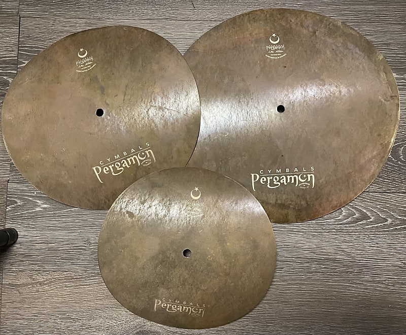 Pergamon Cymbals Clap Stack effects cymbals 11” 13” 15” Raw | Reverb