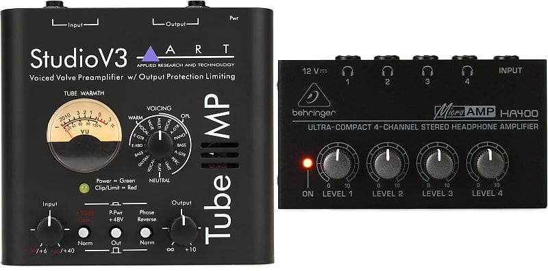 ART Tube MP Studio V3 Tube Microphone Preamp Bundle with | Reverb