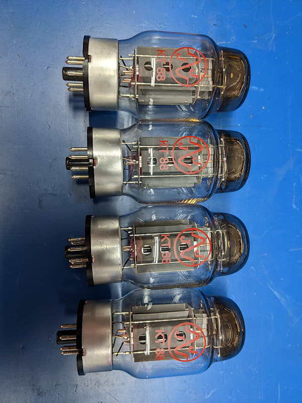 JJ Electronic KT88 Matched Quad Set | Reverb