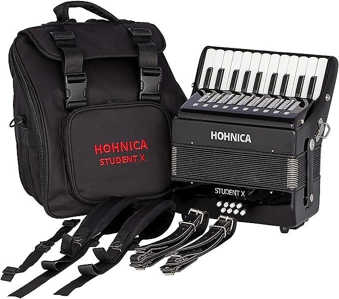 Hohner Honica Stux Piano Accordion w/ Gig Bag & Straps in | Reverb