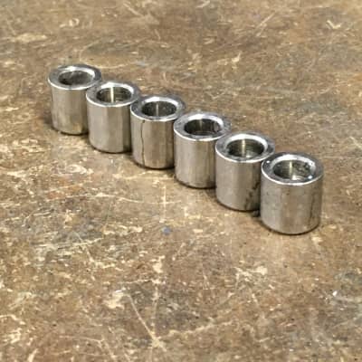 6 Relic Aged Nickel Tele String Ferrules Aged Relic True 50s | Reverb