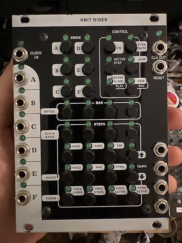 Bastl Knit Rider with expander, B&W aluminum panel | Reverb