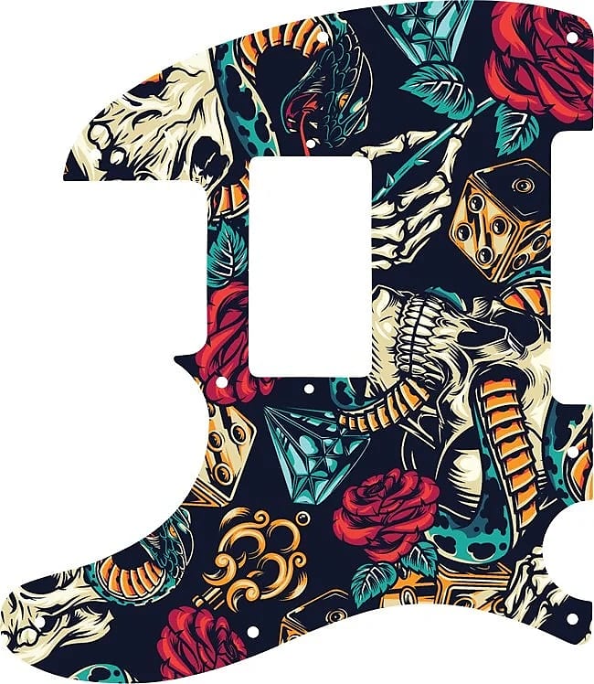 WD Custom Pickguard For Left Hand Fender Telecaster With | Reverb