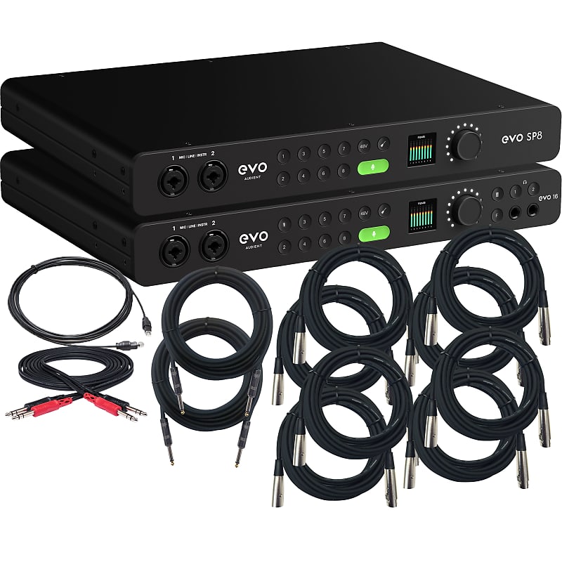 Audient Evo 16 24in/24out USB-C Audio Interface 16-CHANNEL | Reverb