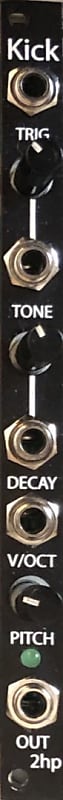 2HP KICK BLACK : BRAND NEW : [DETROIT MODULAR] | Reverb