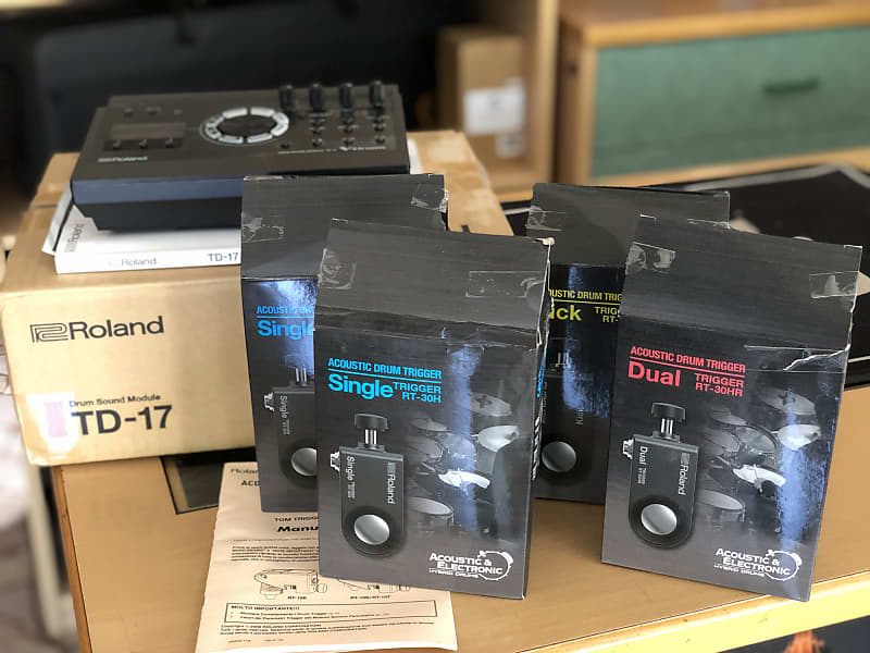 Roland TD-17 plus 4 triggers | Reverb Canada