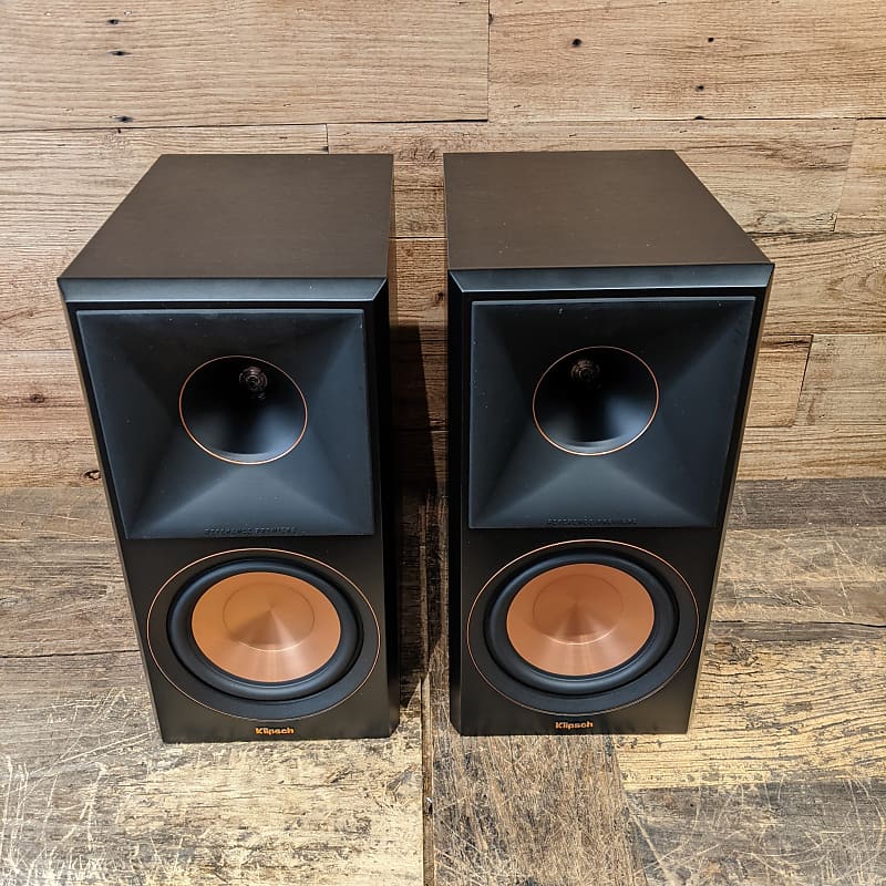 Klipsch RP-600M II Bookshelf Speakers - Like New | Reverb
