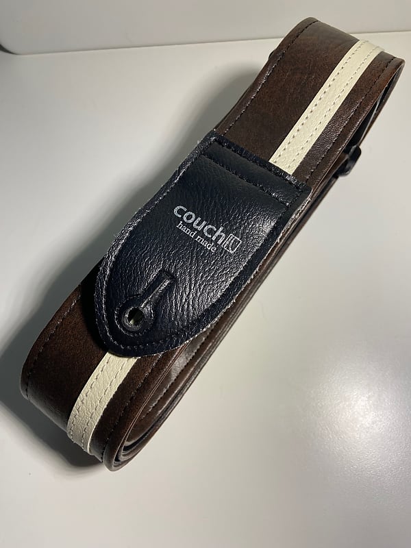 Couch Racer X Guitar Strap - Brown With Cream Racer X Guitar | Reverb