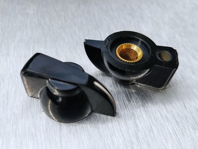 2x Cliff UK K4C Chicken Head Pointer Knob ¼” shaft with | Reverb