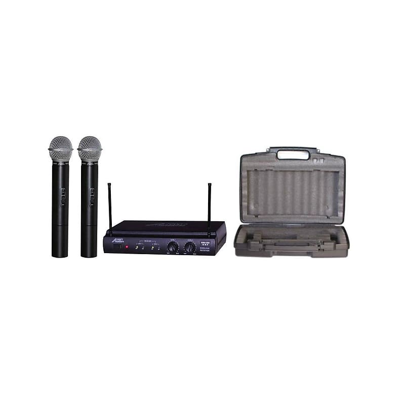 Audio 2000s AWM6032U UHF Dual Channel Wireless Mic System - 2 | Reverb